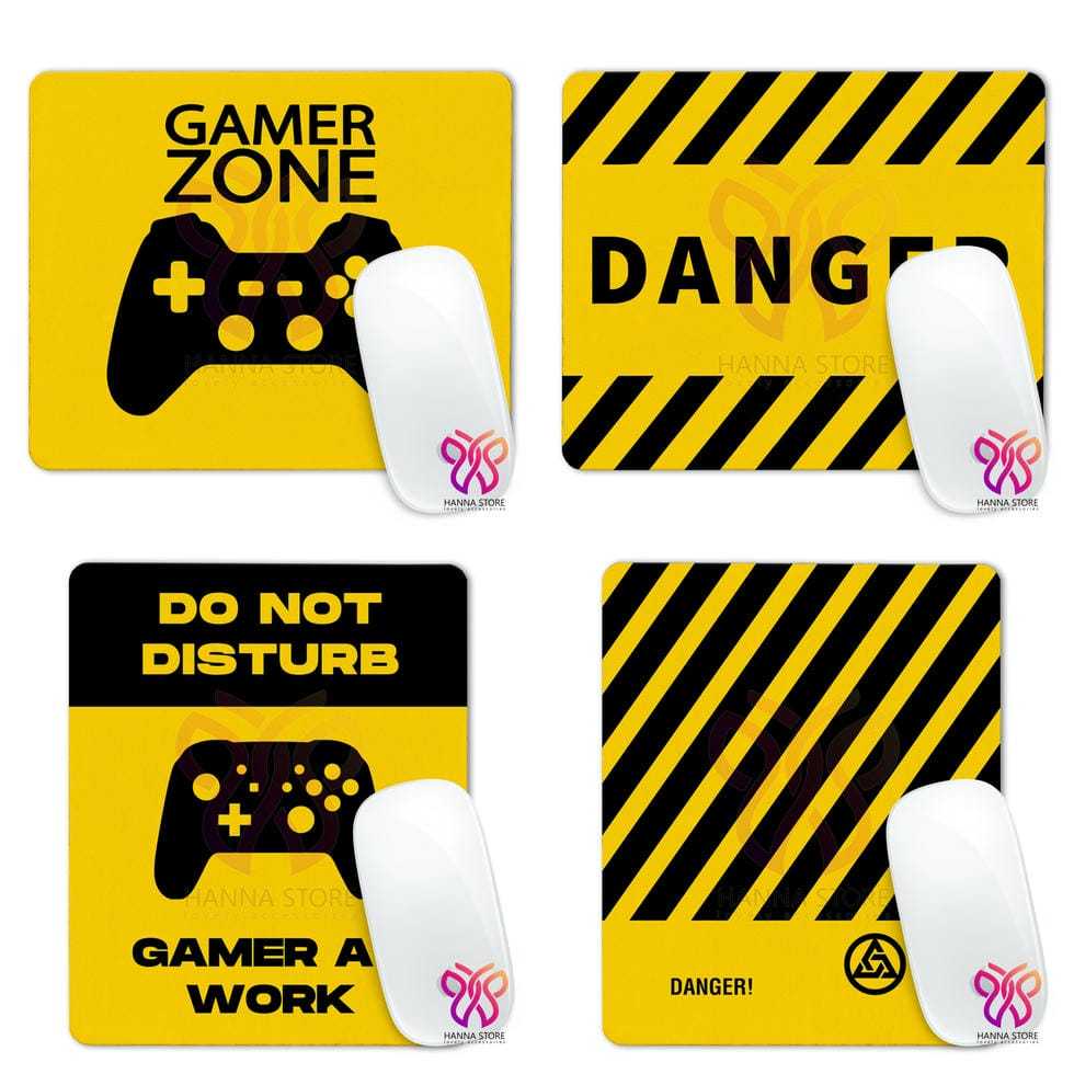 Jual Mouse pad Alas Laptop PC Warning Caution Gamer | Shopee Indonesia