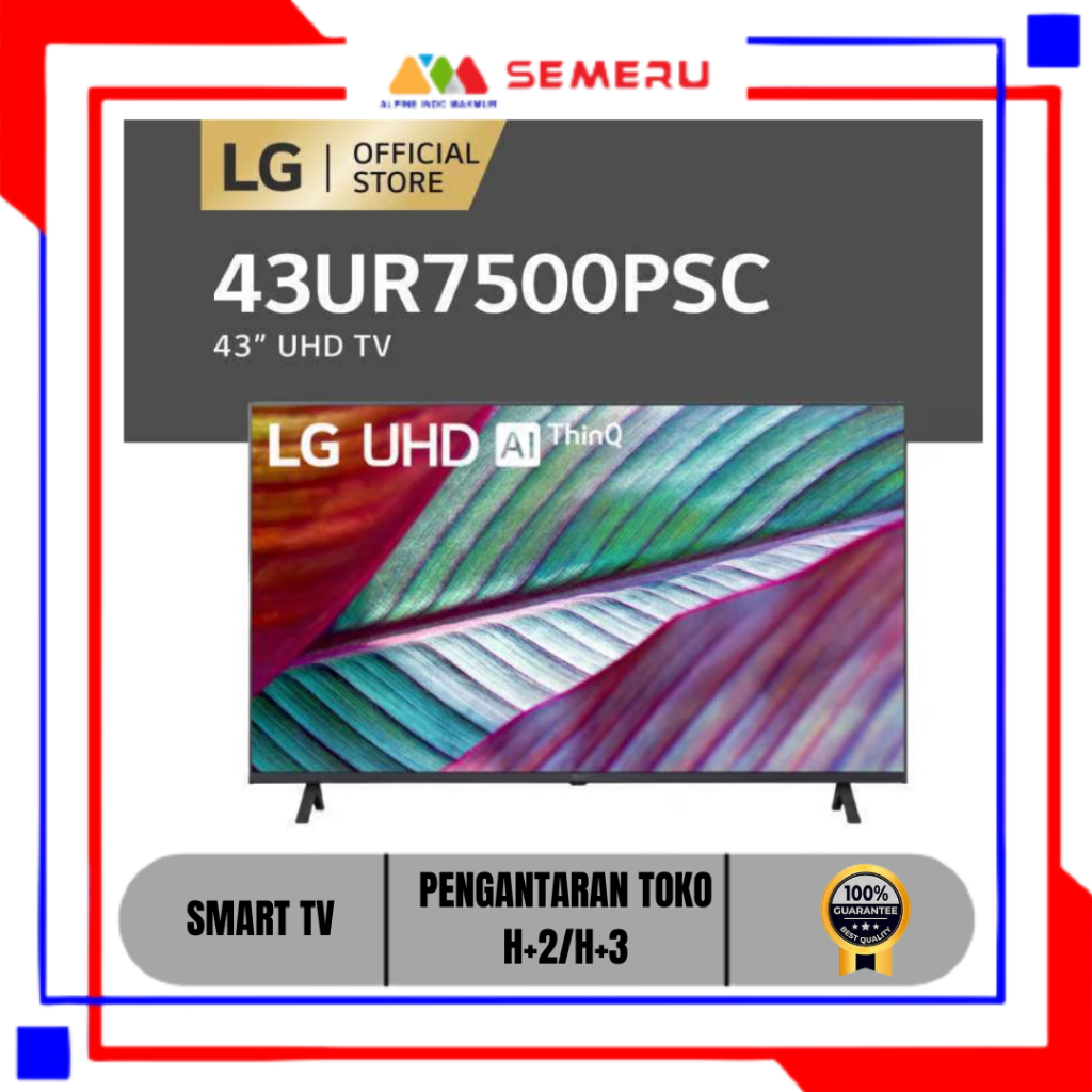 Jual LG UHD 4K SMART TV 43 INC 43UR-7500PSC / 50 INC 50UR-7500PSC / 55 INC 55UR-7500PSC / 65 INC ...