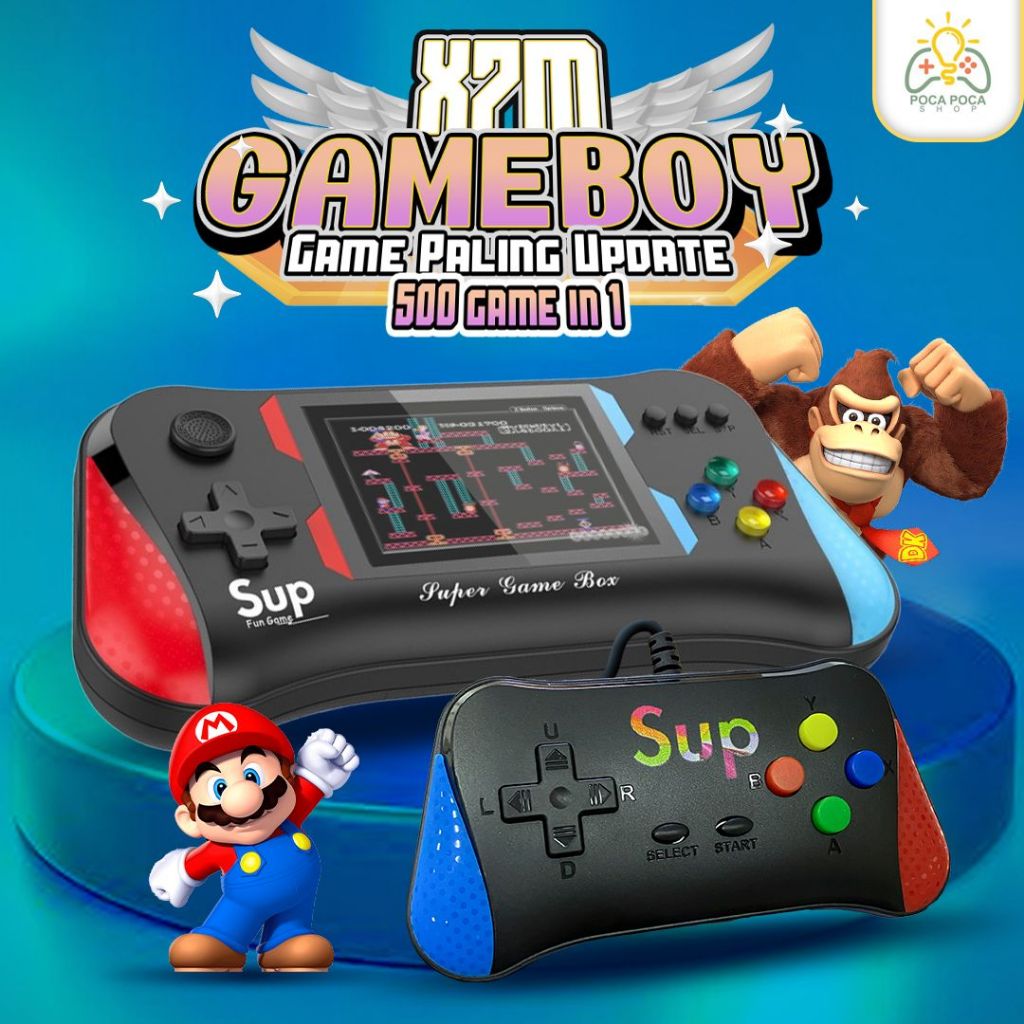 Jual Gameboy X7M Layar Lebar 3.0" Versi Terbaru Game Paling Update ...