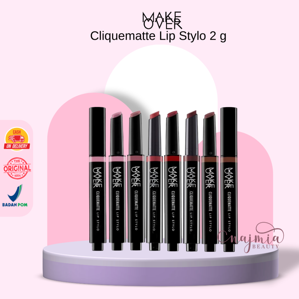 Jual Najmia - MAKEOVER Cliquematte Lip Stylo 2 g / Lipstick Matte Make ...
