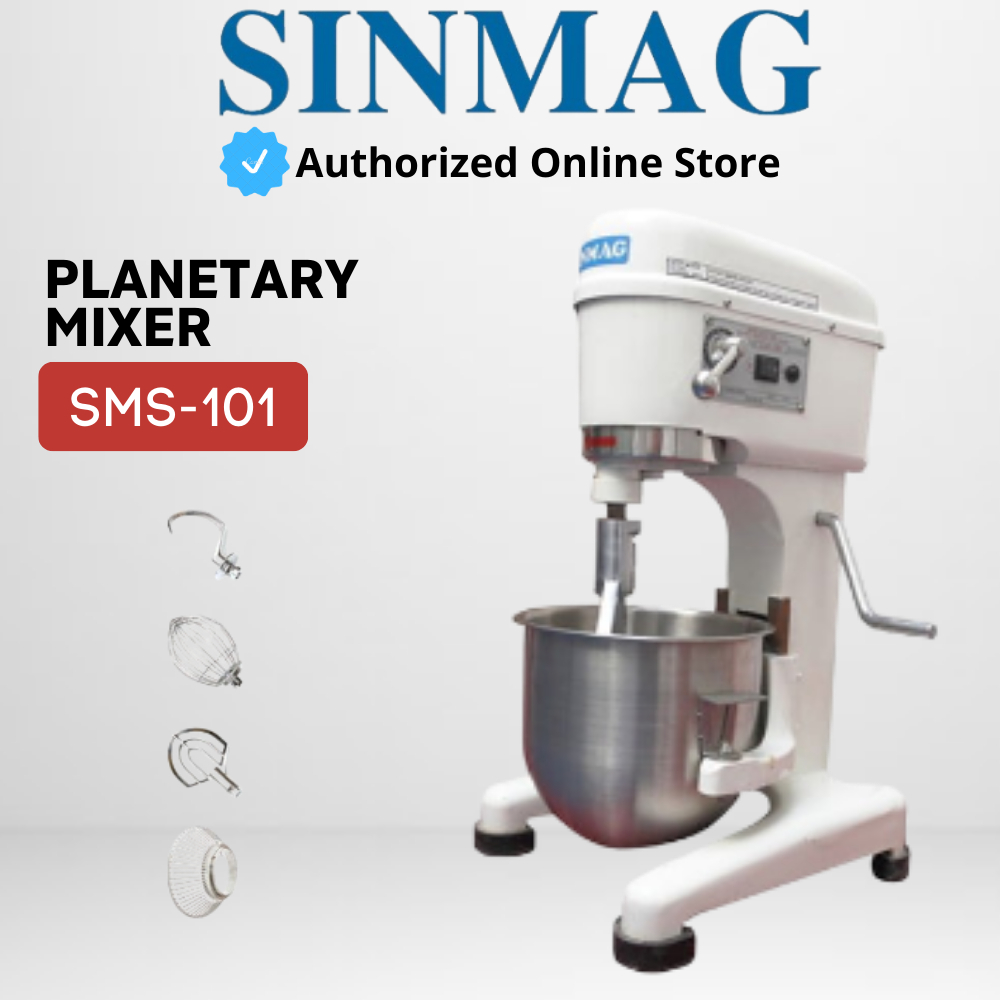 Jual PLANETARY MIXER 10 LITER SINMAG SM-101 MIXER ADONAN KUE ROTI TELUR | Shopee Indonesia