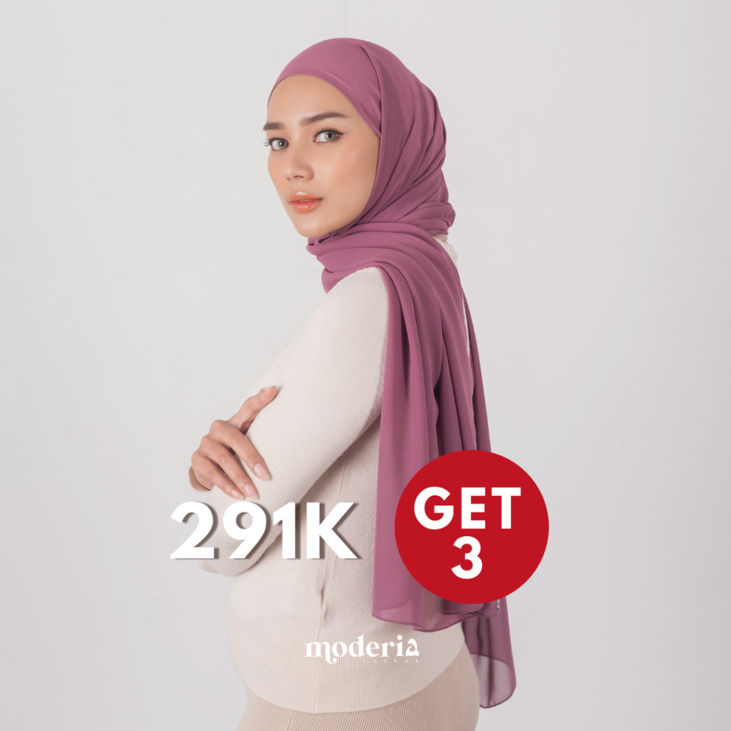 Jual Moderia Pashmina Inner 2 in 1 / Pashmina Instan Premium / Pashmina Inner Ceruty Premium ...