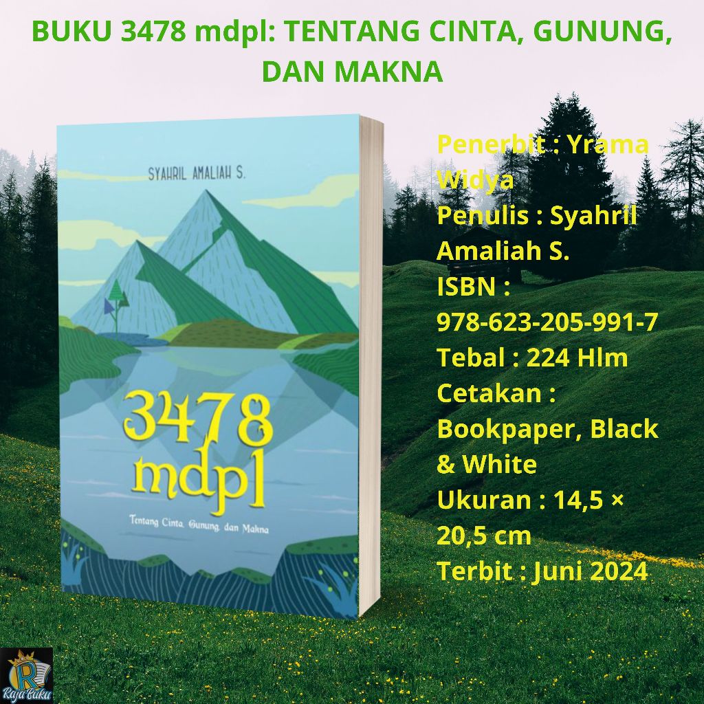 Jual BUKU 3478 mdpl: TENTANG CINTA, GUNUNG, DAN MAKNA | Shopee Indonesia