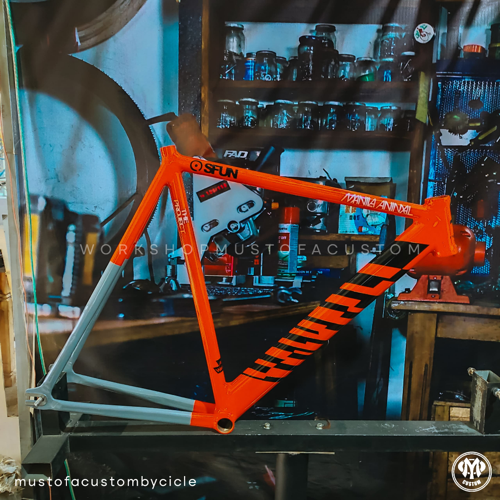 Jual Frameonly Custom / Handmade Model Manela A Hi-ten Steel ...