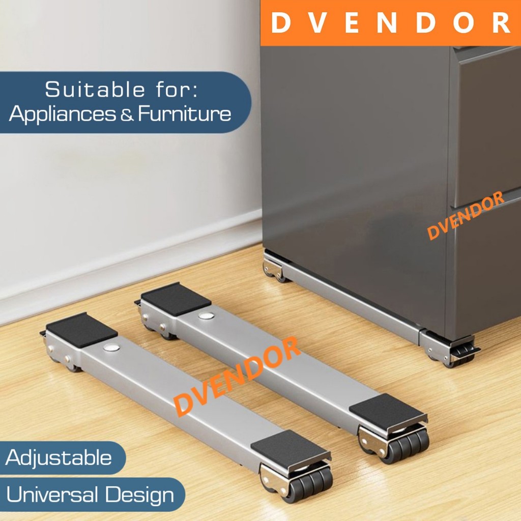 Jual RODA KULKAS MESIN CUCI ALAS TATAKAN LEMARI ES CASTER TROLLY ALAT ...