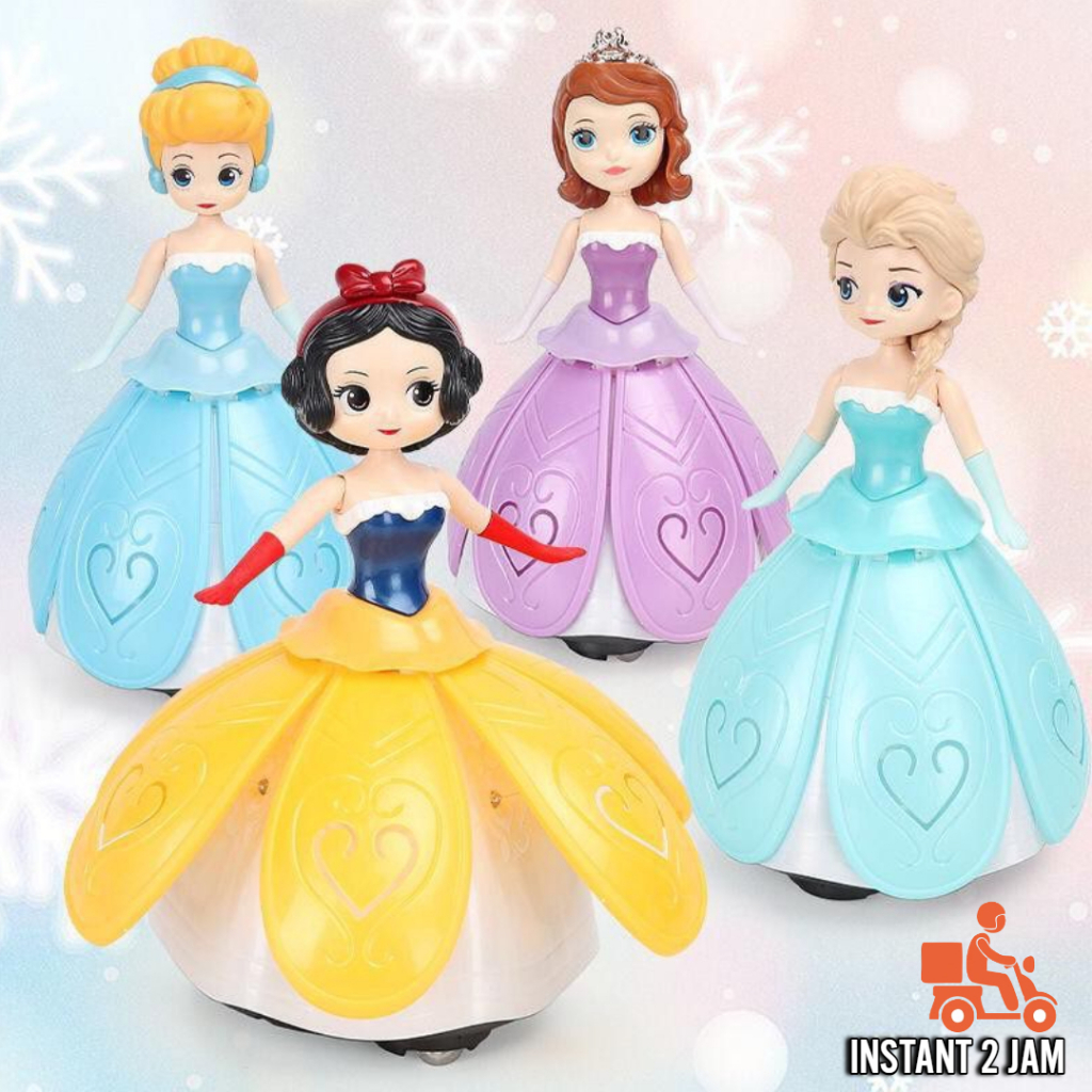 Jual Mainan Dancing Princess Elsa Dan Sophia Berlampu Bisa Menari Dan Musik Shopee Indonesia