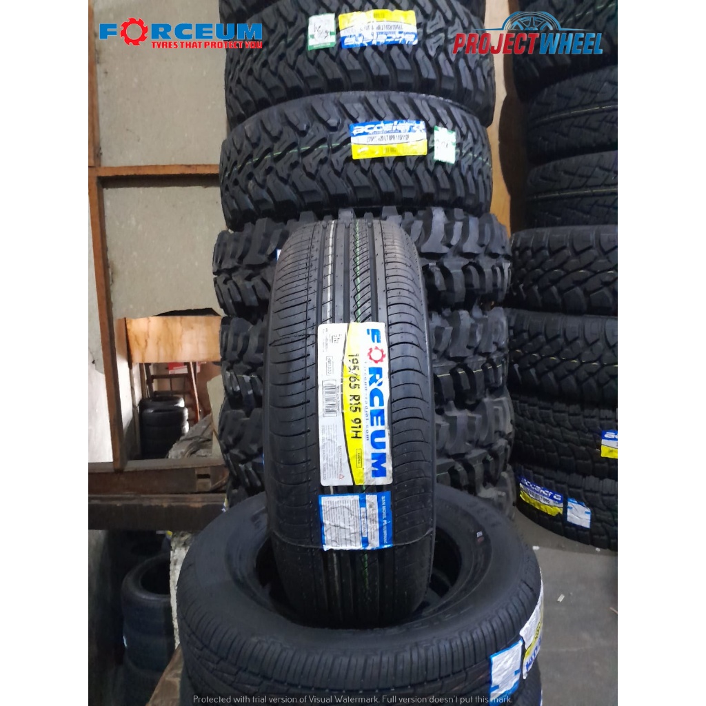 Jual BAN MOBIL UKURAN 195 65 R15 FORCEUM ECOSA WLW TAHUN PRODUKSI 2024 | Shopee Indonesia