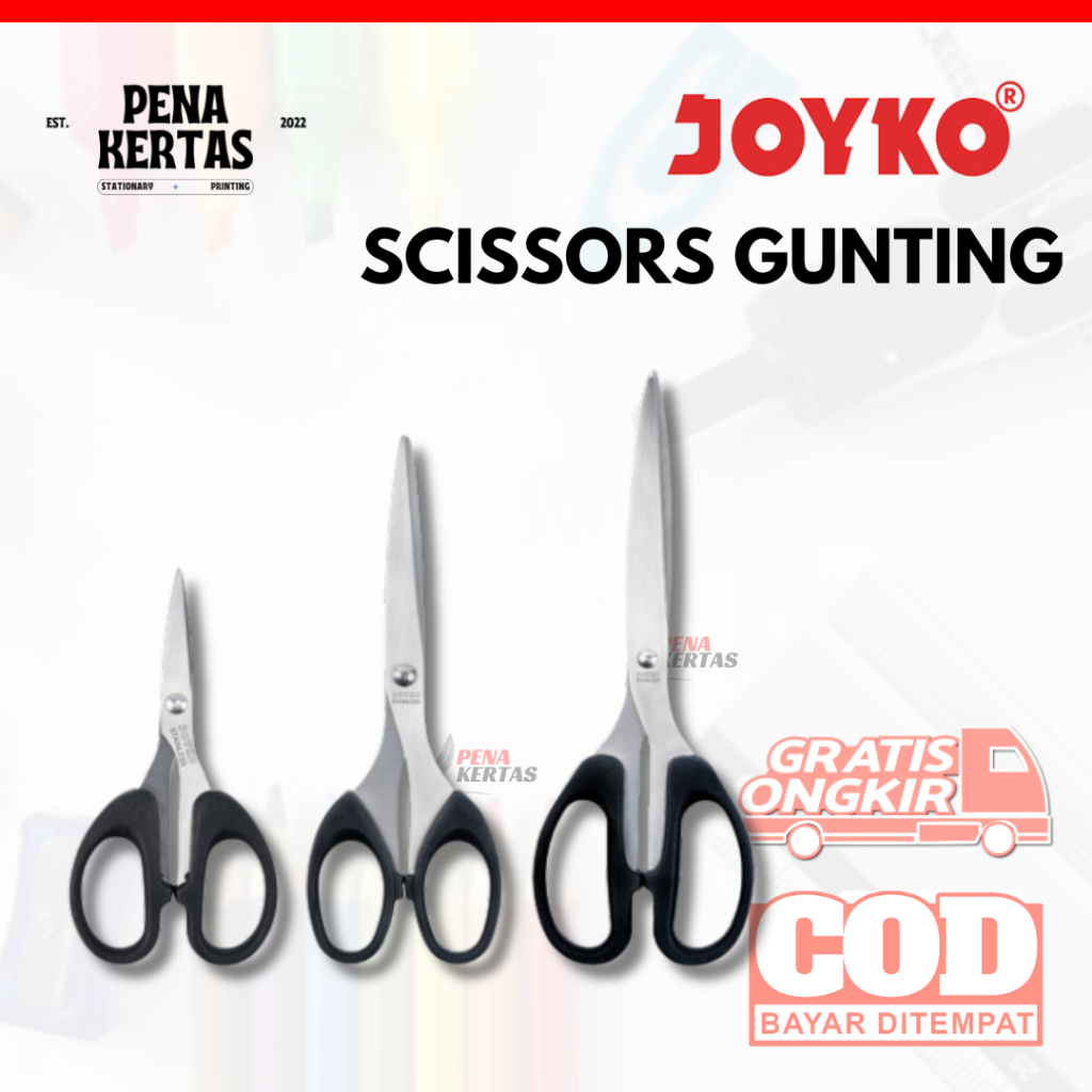 Jual Gunting Joyco (Tersedia 3 ukuran) | Shopee Indonesia