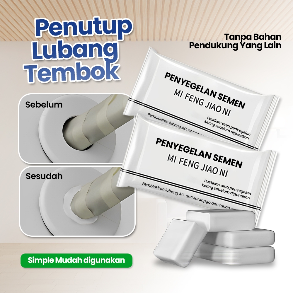 Jual Sealant Semen Mi Feng Jiao Ni Lem Penambal Lubang / Dempul dinding ...