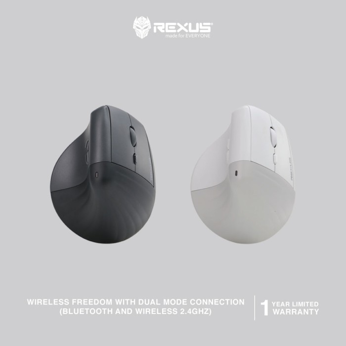 Jual Rexus Clif 2 / Clif II Vertical Wireless Office Mouse | Shopee ...