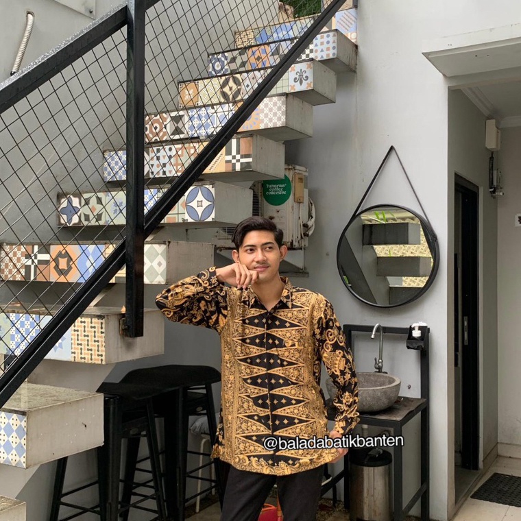 Jual Telah Hadir Kemeja dan Atasan Batik Baduy Banten Motif Gerabah Gold | Shopee Indonesia