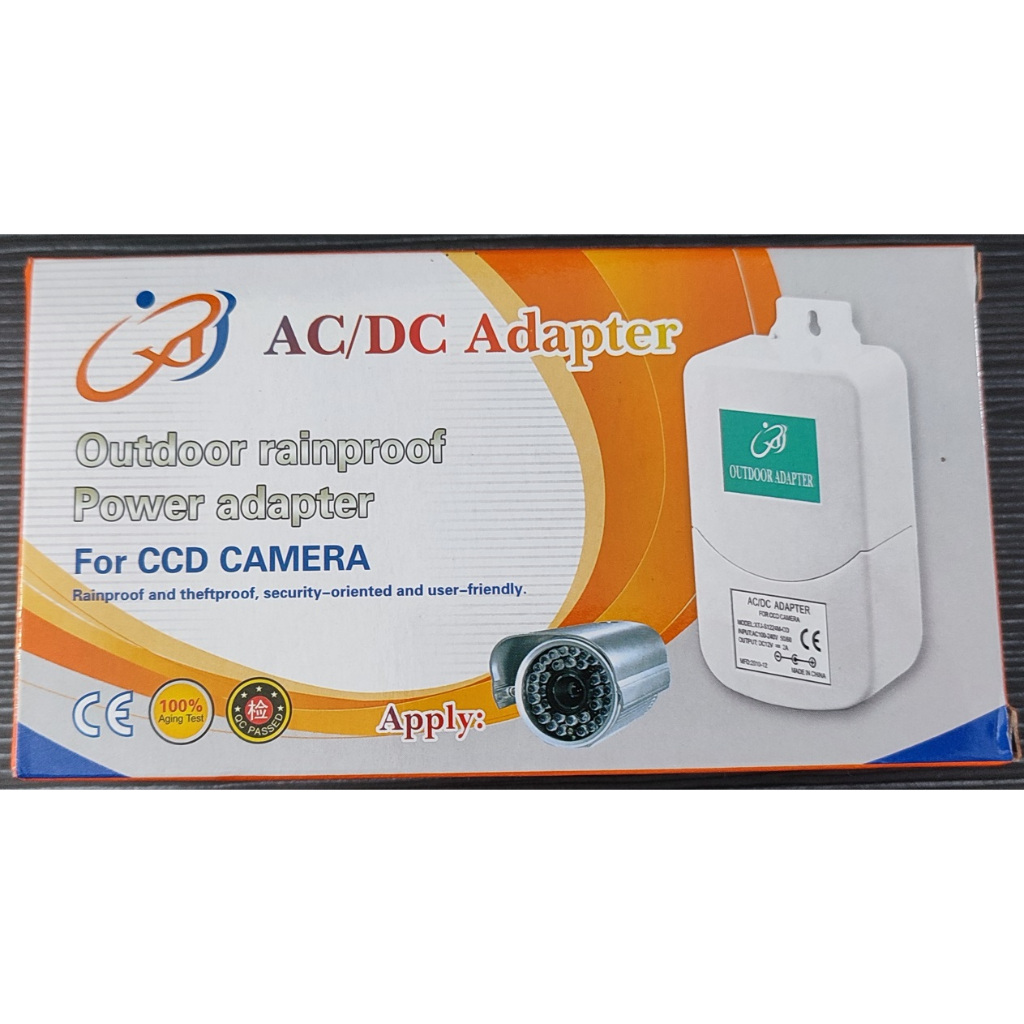Jual Adaptor 12v 2a outdoor untuk cctv, wifi router, dilengkapi dengan ...