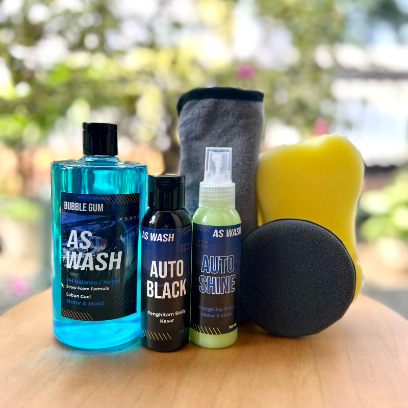Jual PAKET CUCI MOTOR MOBIL 500ML / SABUN CUCI MOTOR 500ML / SHAMPO ...