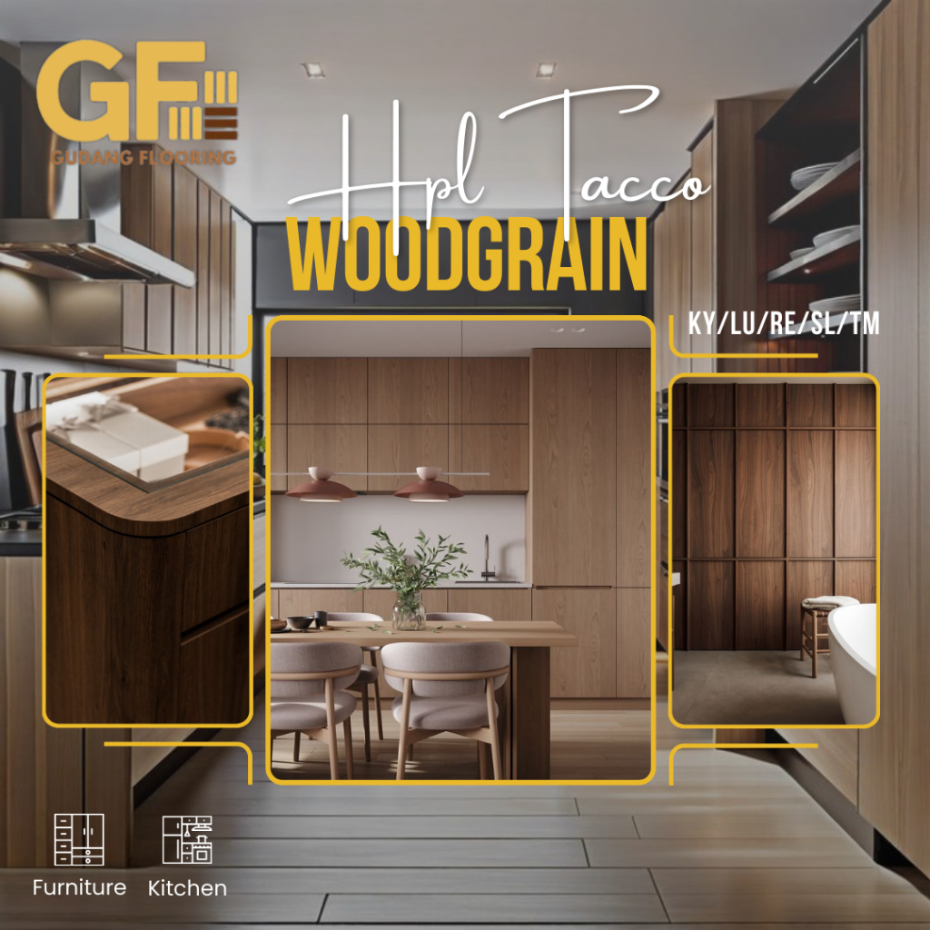 Jual HPL Taco Woodgrain / Pelapis meja Furniture HPL kayu Triplek ...