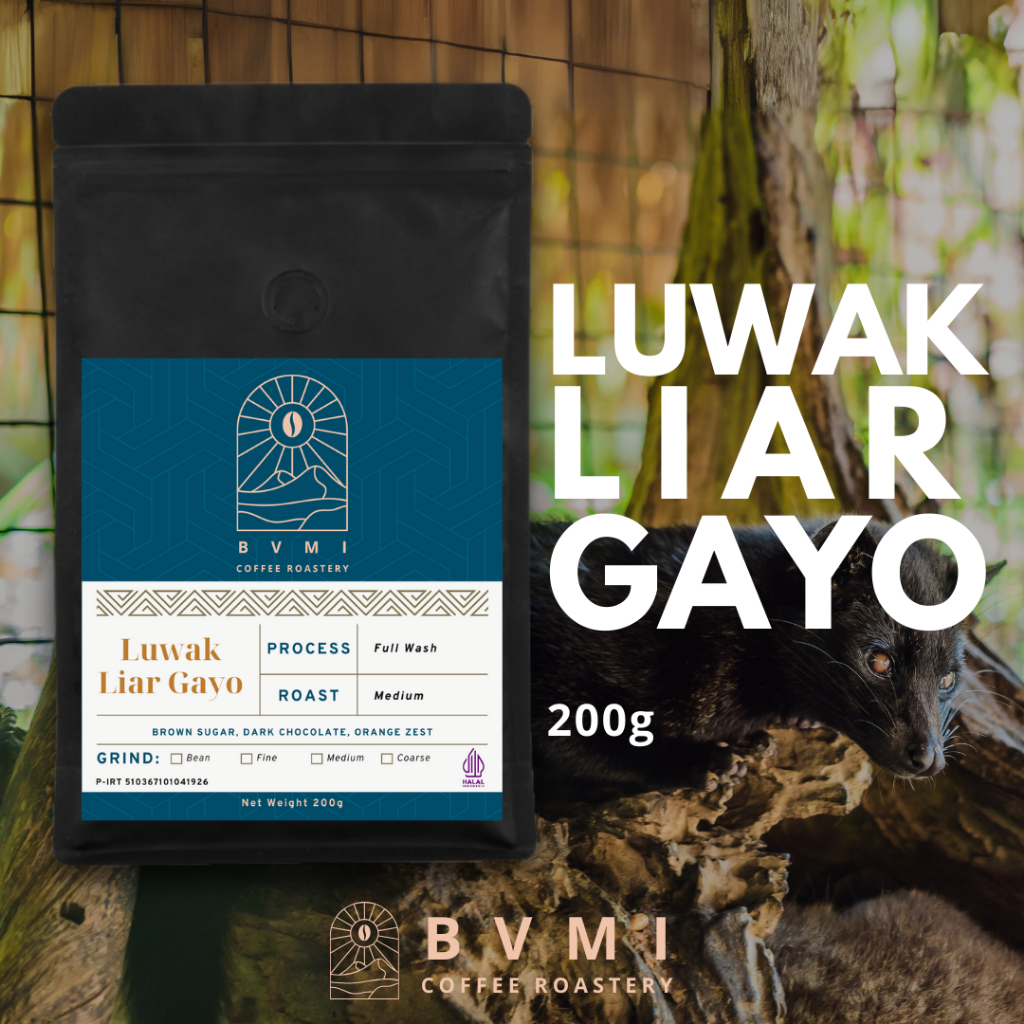Jual Bvmi Roastery - Luwak Liar Sumatra Full Wash Premium Arabica ...