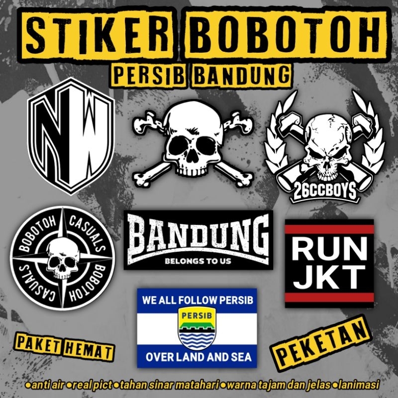 Jual stiker bobotoh paketan | Shopee Indonesia