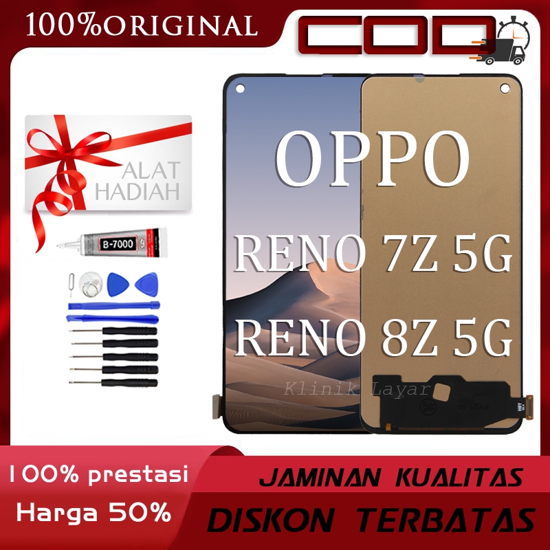 Jual LCD OPPO RENO 7Z 5G/RENO 8Z 5G TOUCHSCREEN COMPLETE ORIGINAL FULLSET HP Touch Garansi 12 ...