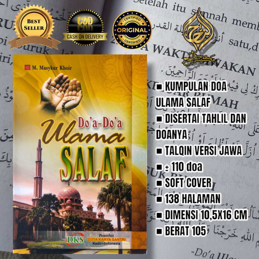Jual BUKU KUMPULAN DOA ULAMA SALAF / DO'A ULAMA , DKS | Shopee Indonesia
