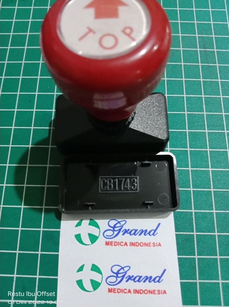 Jual STEMPEL FLASH WARNA KOTAK CUSTOM | Shopee Indonesia