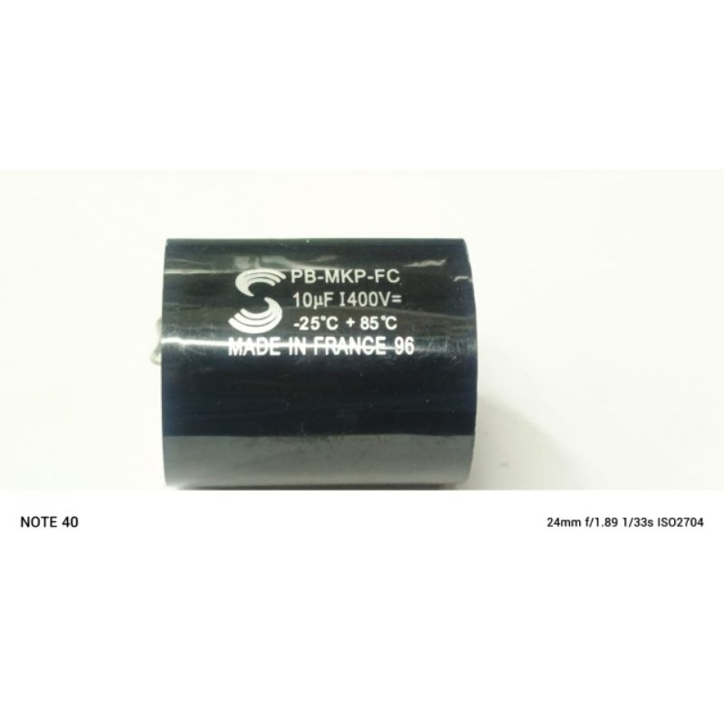 Jual Kapasitor capasitor capacitor 106 10uf 400v Solun Made in france ...