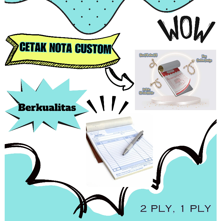 Jual Nota custom | Shopee Indonesia