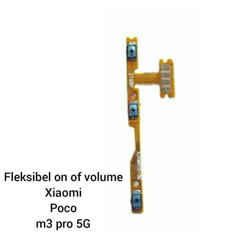 Jual fleksibel on of volume poco m3 pro 5G fleksibel on of volume ...