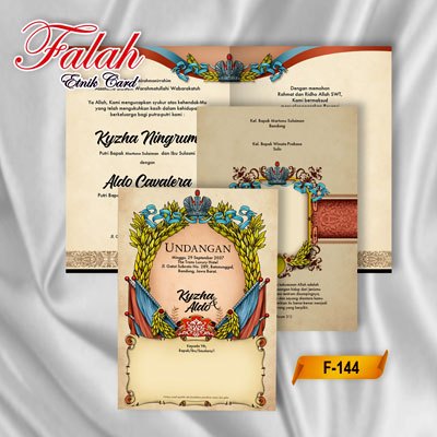 Jual Blangko Undangan Falah 144 | Blangko Undangan | Undangan Murah ...