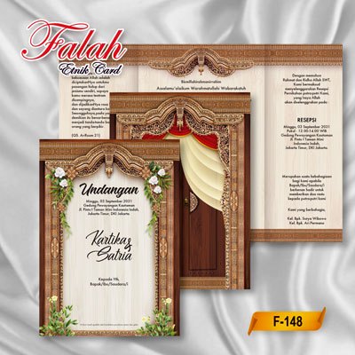 Jual Cetak Undangan Falah 148 | Cetak Undangan Blangko Murah | Cetak ...