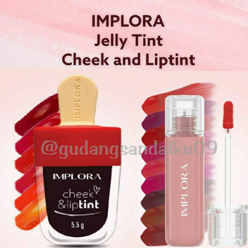 Jual IMPLORA Jelly Tint IMPLORA CHEEK & LIPTIN liptint Tahan Lama Tidak ...