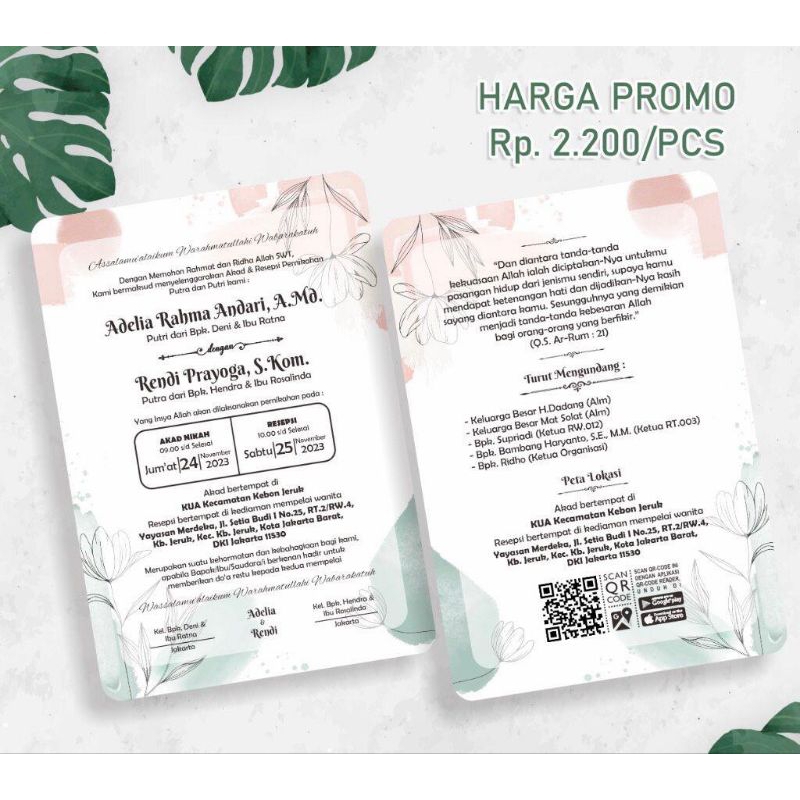 Jual UNDANGAN PERNIKAHAN / UNDANGAN HEAD COVER / UNDANGAN SOFTCOVER ...