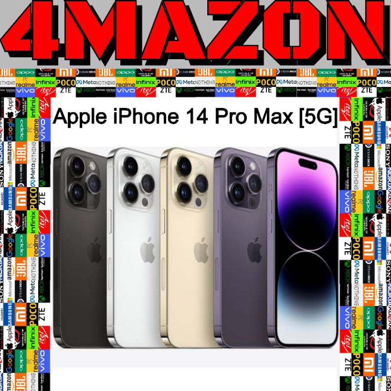 Jual {RESMI®} Apple iPhone 14 Pro Max [A15 Bionic Chip] [5G] (6/128 GB ...