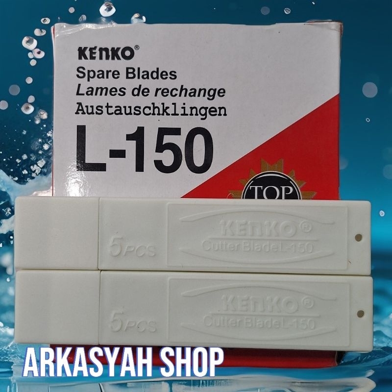 Jual (2 TUBE) ISI CUTTER KENKO L 150 (CUTTER KERTAS CUTTER SERBAGUNA ...
