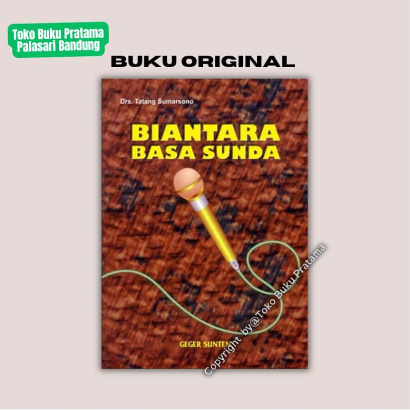 Jual Buku Biantara Pidato Bahasa Sunda - Tatang Sumarsono - ORI ...