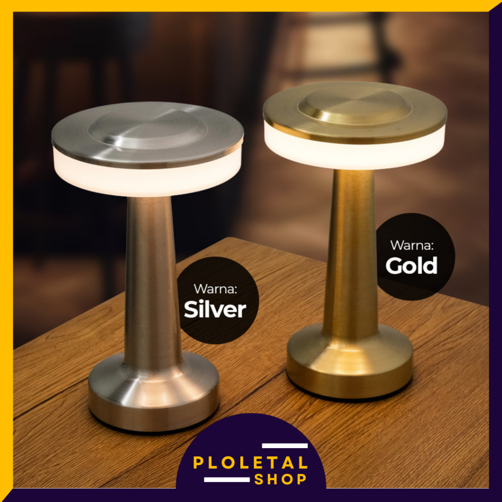 Jual TaffLED Lampu Meja Hias Touch LED USB Rechargeable Tri Color Lampu Hias Sentuh - BRF5 ...