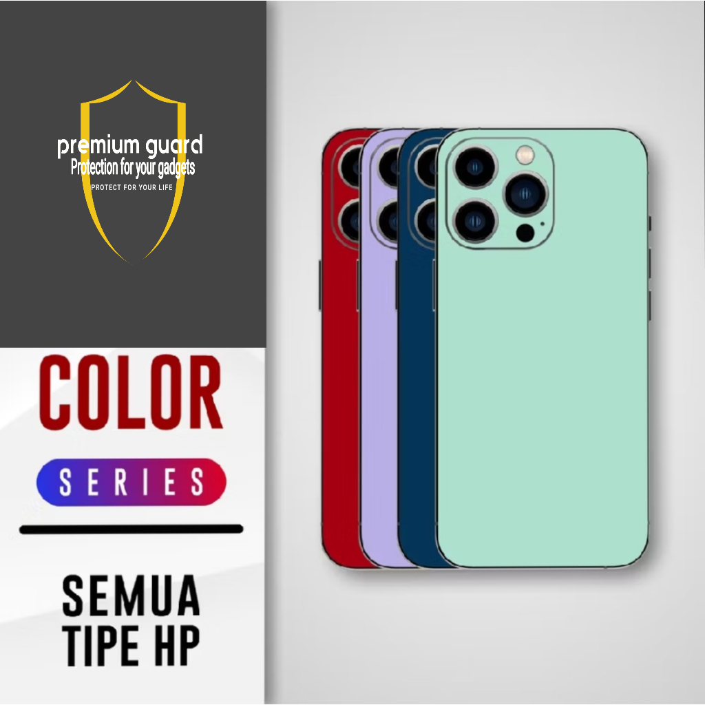 Jual Garskin HP Custom Semua Tipe Color Series | Shopee Indonesia