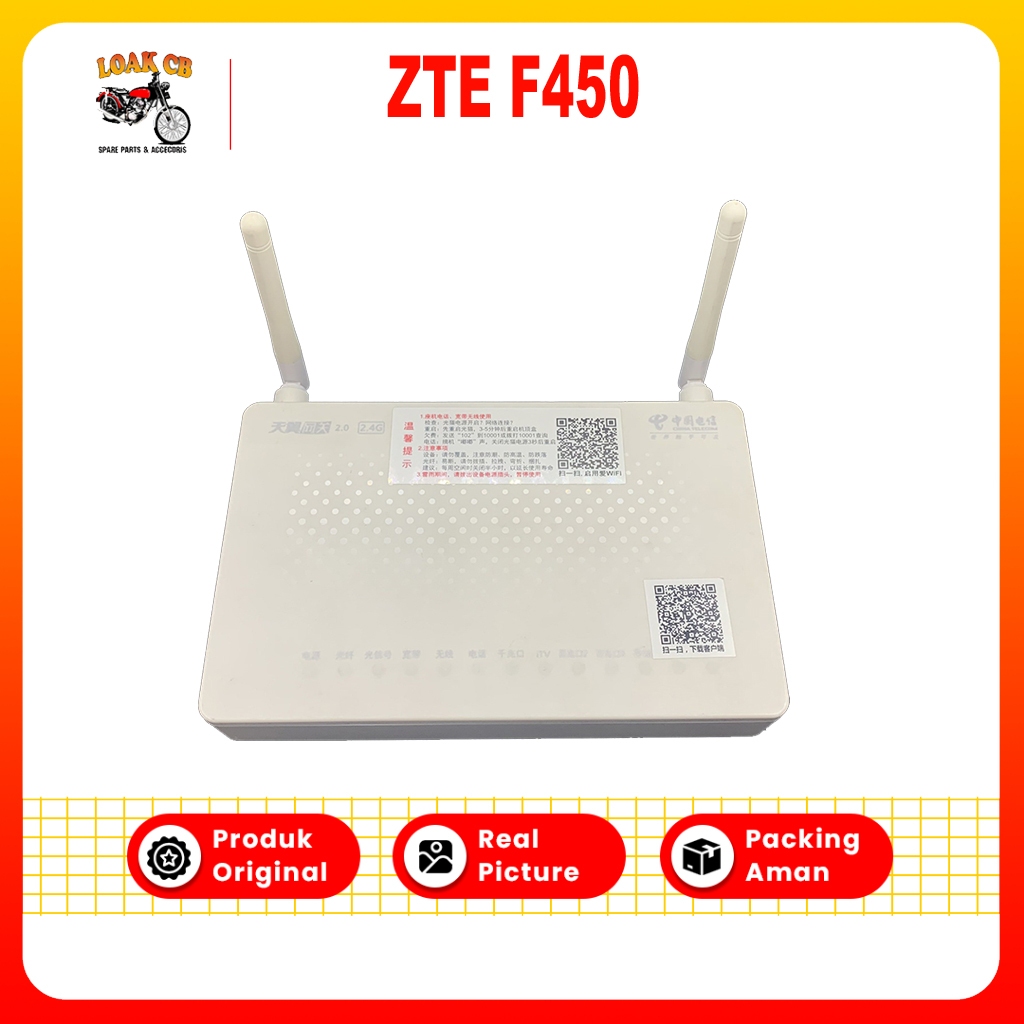 Jual ZTE F450 Onu Ont Modem Router Epon Router Wireless | Shopee Indonesia