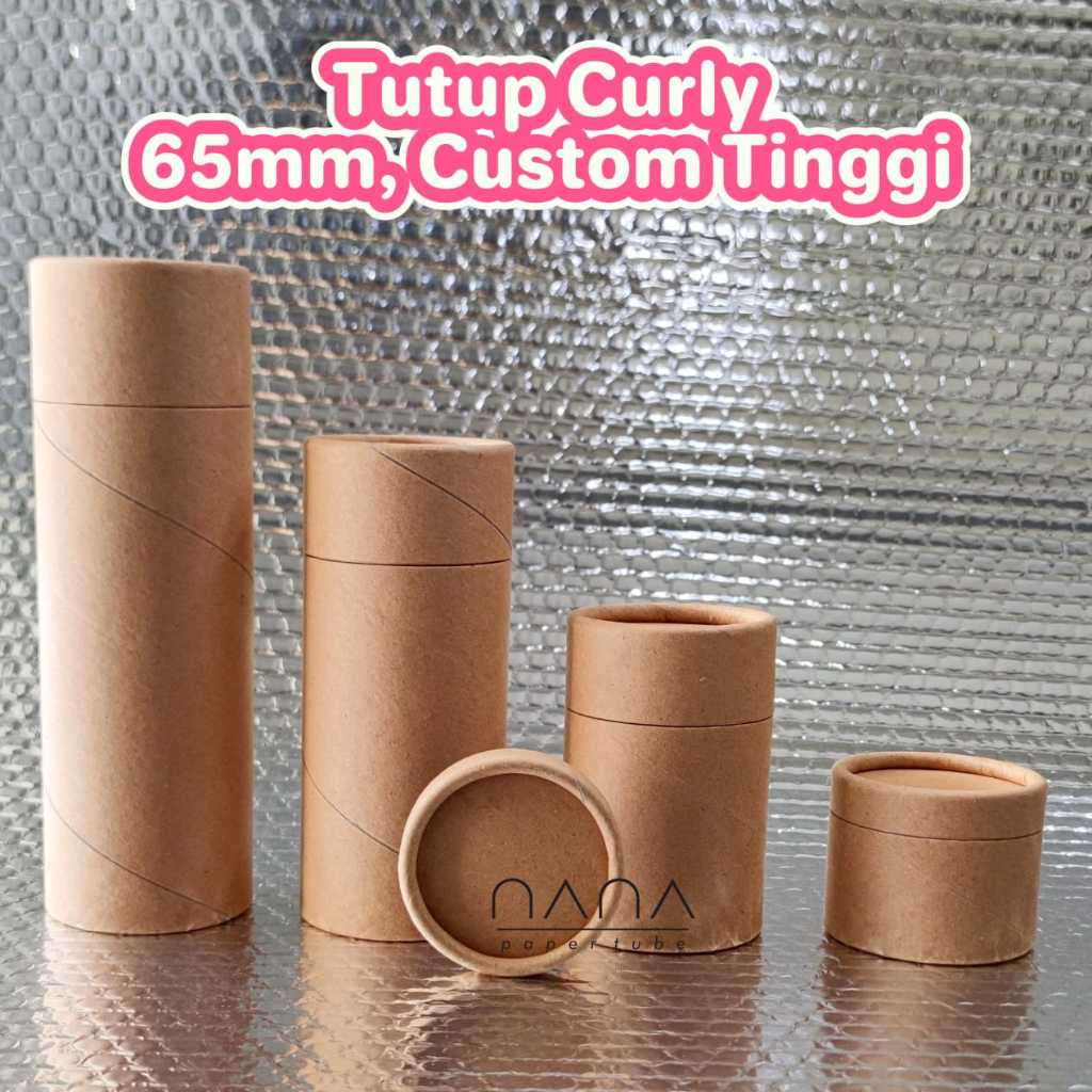 Jual [6.5 cm - Tutup Curly] Nana PaperTube Packaging / Selongsong ...