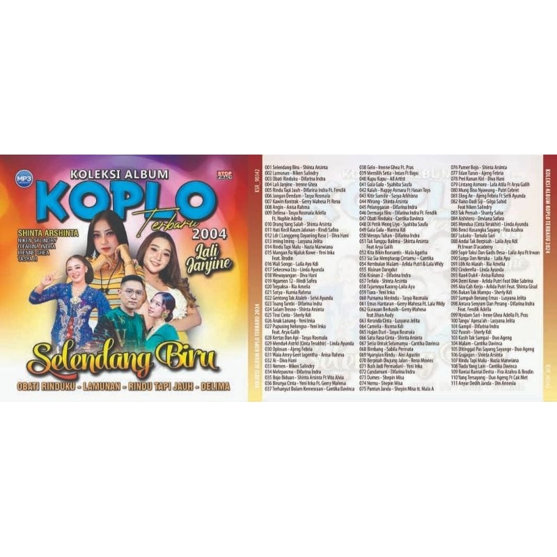 Jual KASET MP3 LAGU DANGDUR KOPLO VIRAL SELENDANG BIRU 2024 | Shopee Indonesia