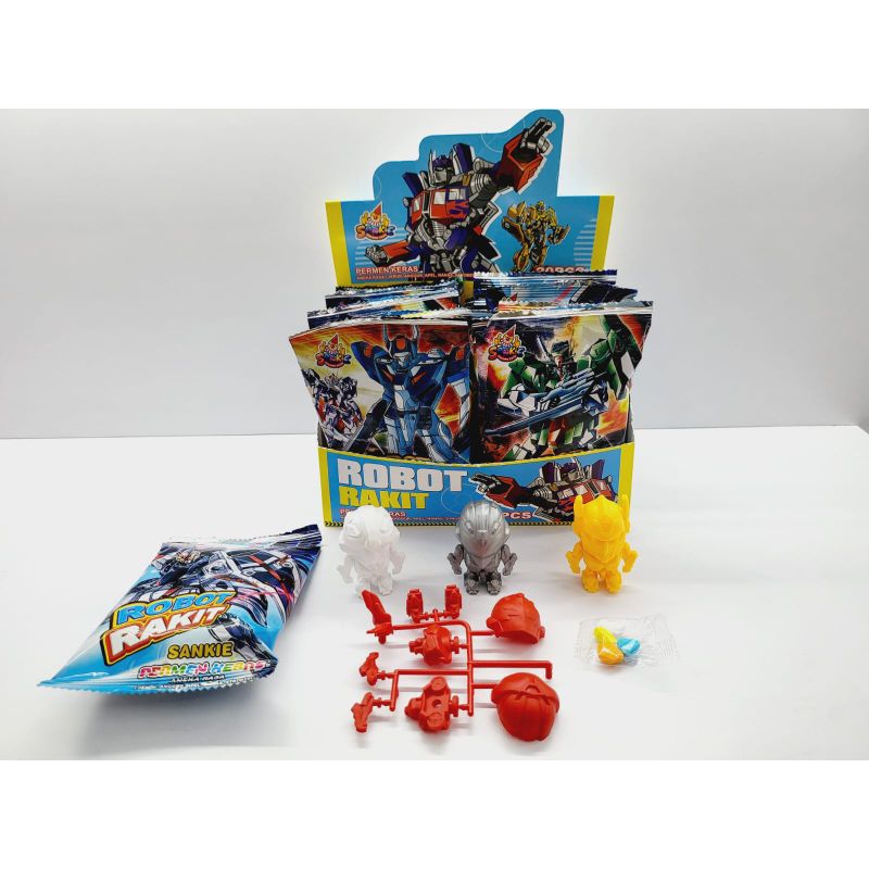 Jual SANKIE PERMEN ROBOT RAKIT ISI 20 | Shopee Indonesia