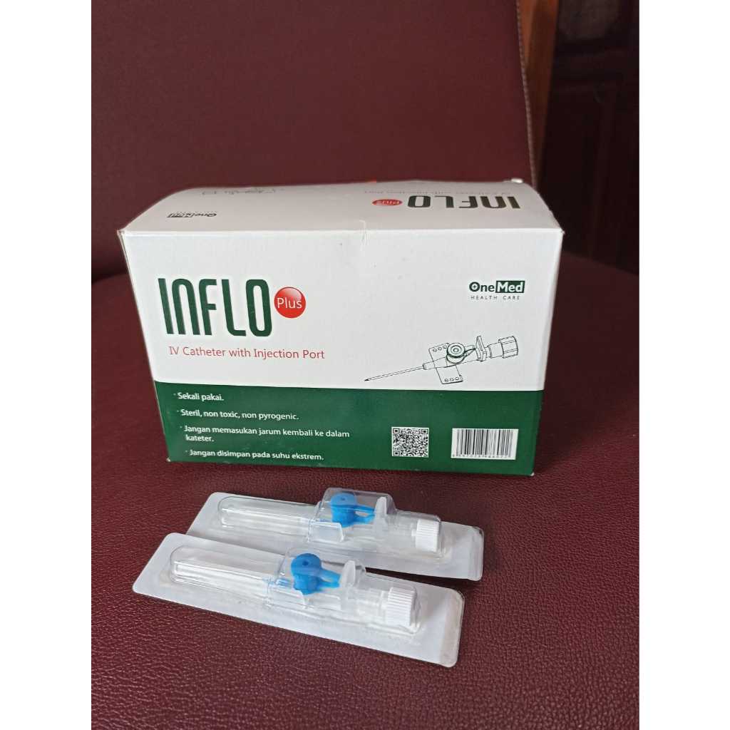 Jual Iv Catheter No. 22 G Merk Onemed ( Inflo Plus) Harga Per Pcs ...
