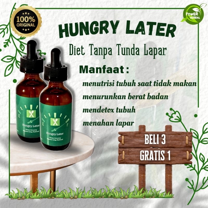 Jual Hungry Later Drops Madu Penahan penghilang lapar diet pelangsing ...