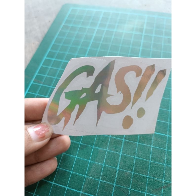 Jual Sticker GAS cutting satuan | Shopee Indonesia