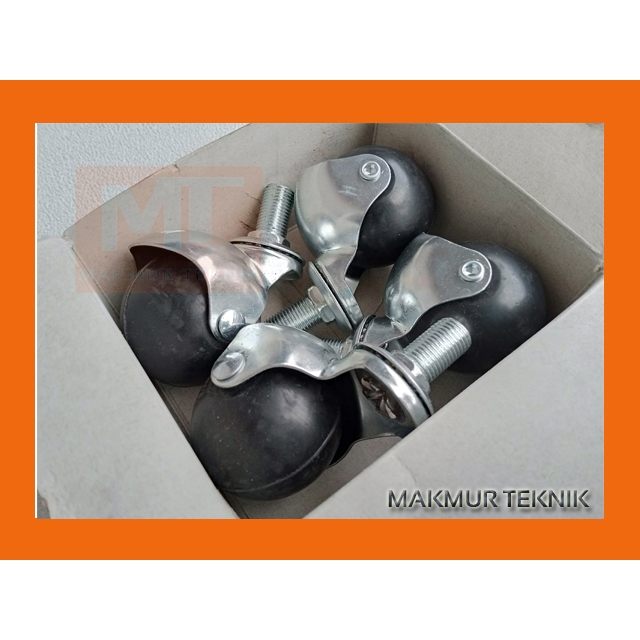 Jual Roda Caster Bulat TG-50 Roda Troli 2 inch Hidup | Shopee Indonesia