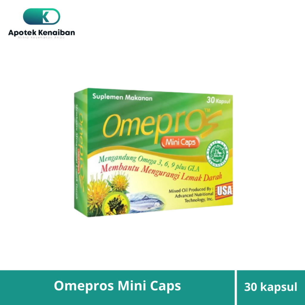 Jual OMEPROS MINI CAPS 1 BOX 30 KAPSUL / MEMBANTU MENGURANGI LEMAK ...