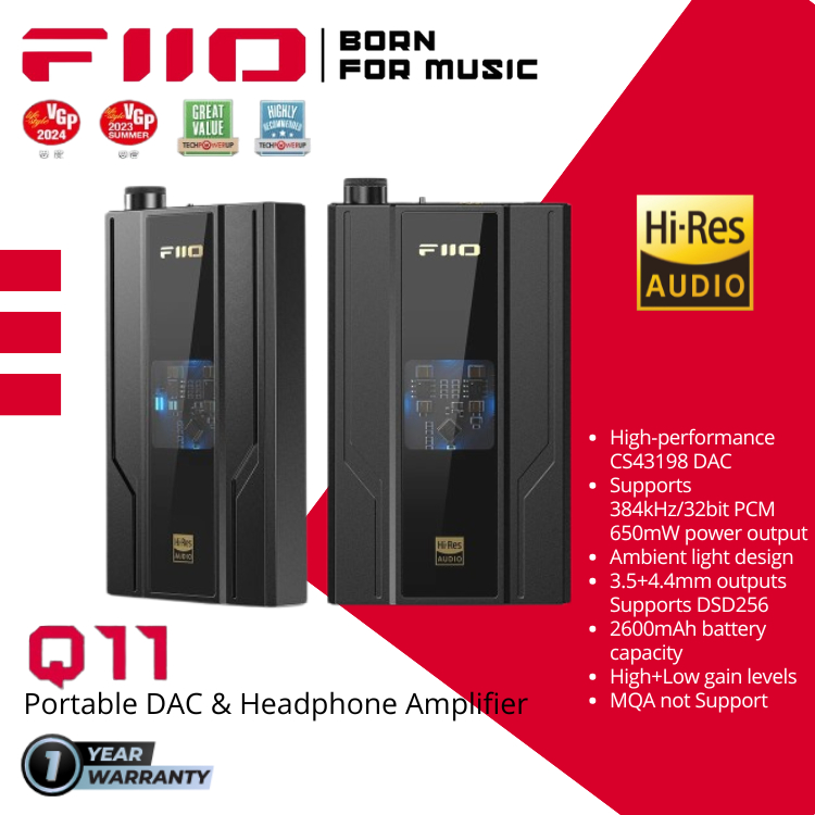 Jual FiiO Q11 / Q-11 / Q 11 Portable DAC and Headphone Amplifier ...