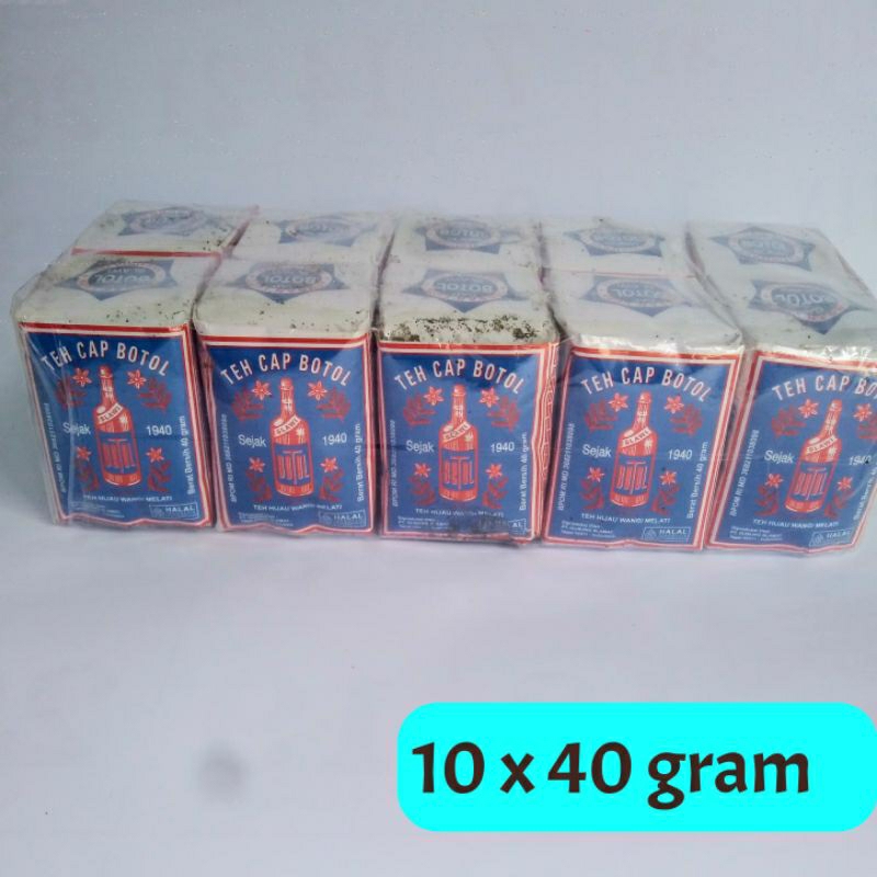 Jual Teh Seduh Cap Botol Kemasan Kertas Biru 1 pack | Shopee Indonesia