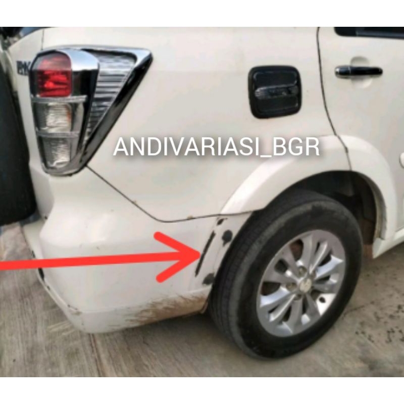 Jual Over fender SATUAN bagian body belakang TERIOS RUSH TX ADVENTURE ...