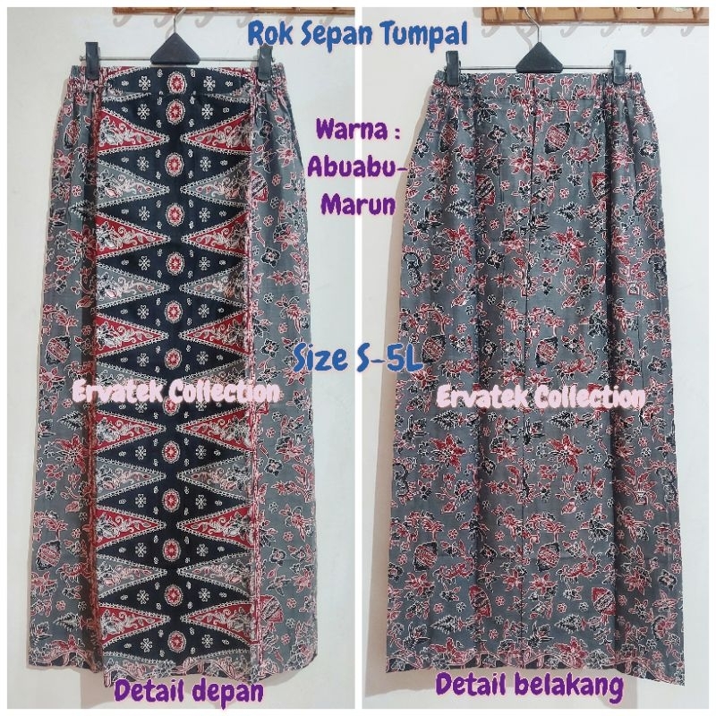Jual NEW (S - 5L) Rok Sepan Tumpal Batik ST51 Bawahan Batik Betawi ...