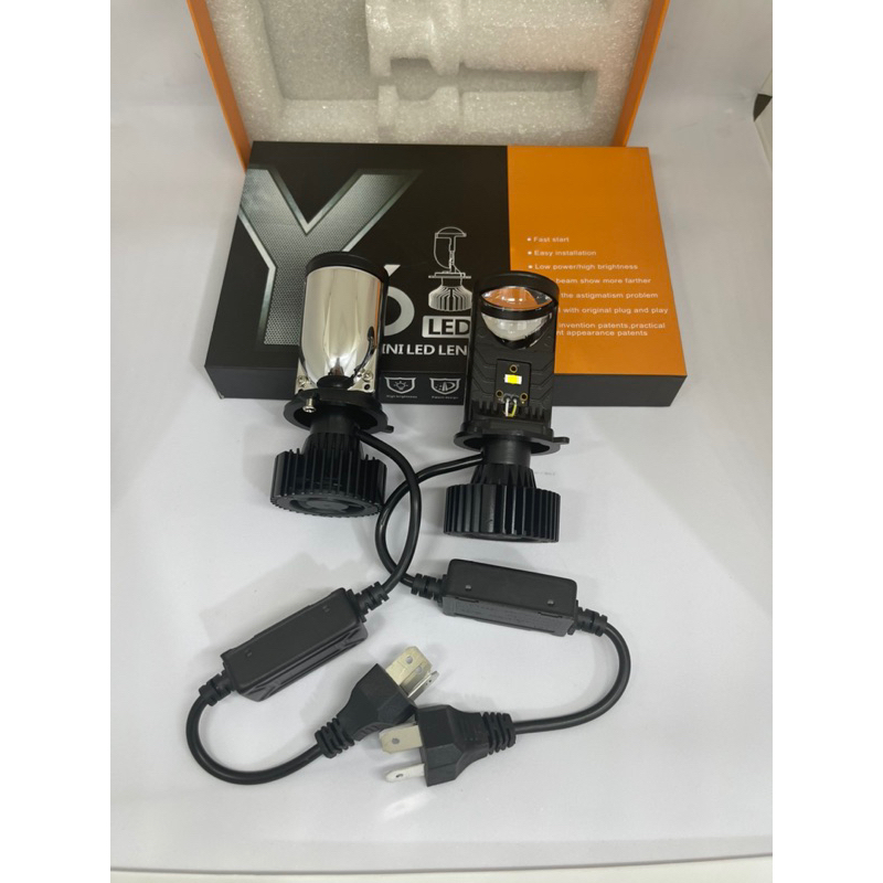 Jual Lampu LED Headlamp Projector H4 Mini Projector Lens 50 Watt Lensa ...