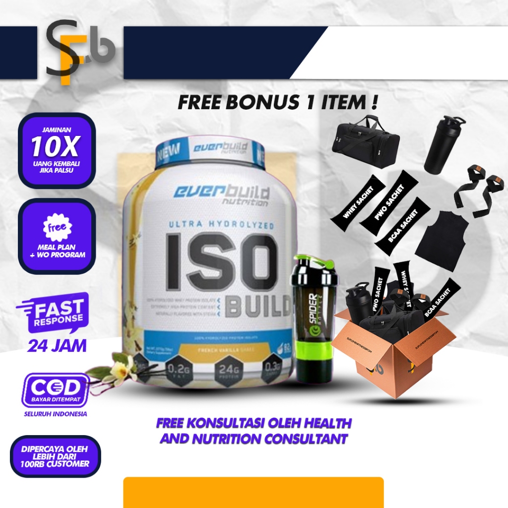Jual Everbuild Iso build 100% Hydrolized 5 lbs Ever Build | Shopee ...